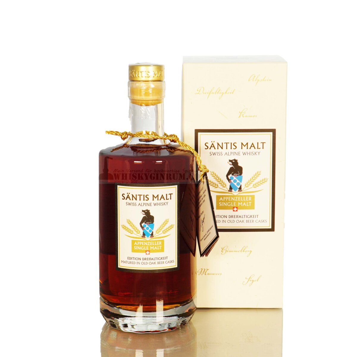 Säntis Malt Dreifaltigkeit 52% Swiss Alpine Whisky - WhiskyGinRum.de ...